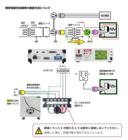 【漏れ電流試験器】ST5540と絶縁トランスの配線について – カスタマーサポート+